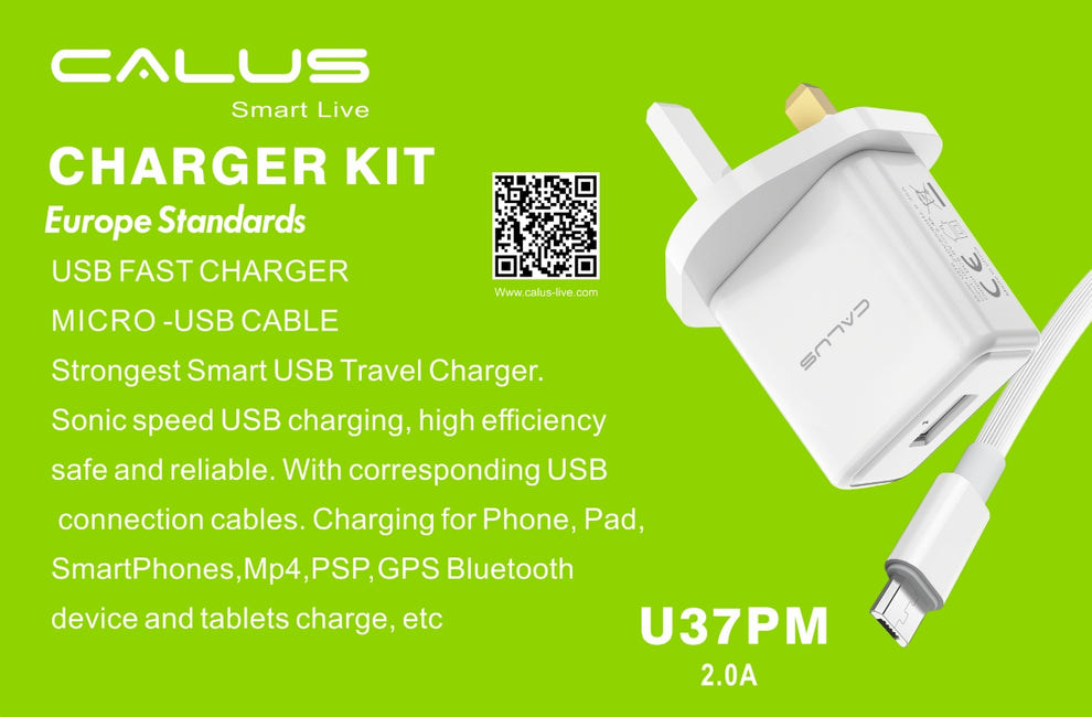 Calus U37PM usb fast Charger kit – kniezOn Uganda