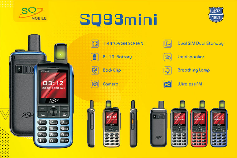 SQ Mobile SQ93 mini Dual SIM Power Bank Phone 6800 Mah Long Life Batte ...