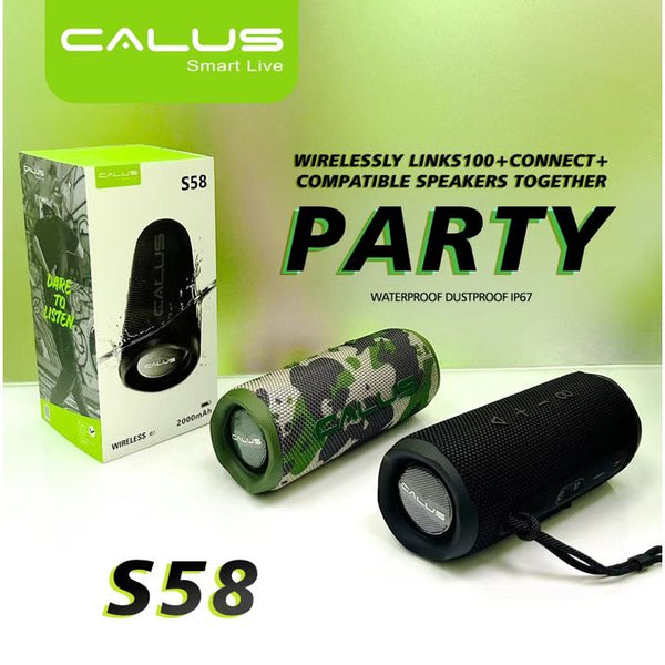 Calus Waterproof Speaker Calus Model S58 Excellent Quality – kniezOn Uganda