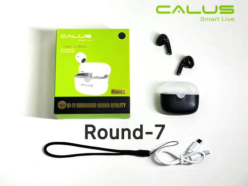Calus Round 7 wireless ear buds – kniezOn Uganda